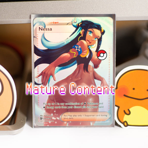 Custom Holographic Full Art Nessa Card – PokeOricaSTCG
